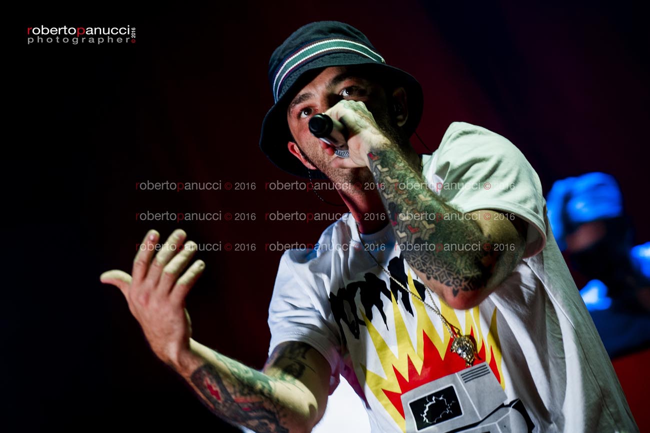 foto concerto Salmo - Postepay Rock in Roma 28-07-2016